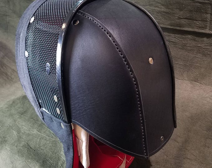 Stitched Leather Back of the Head Protection - Etsy