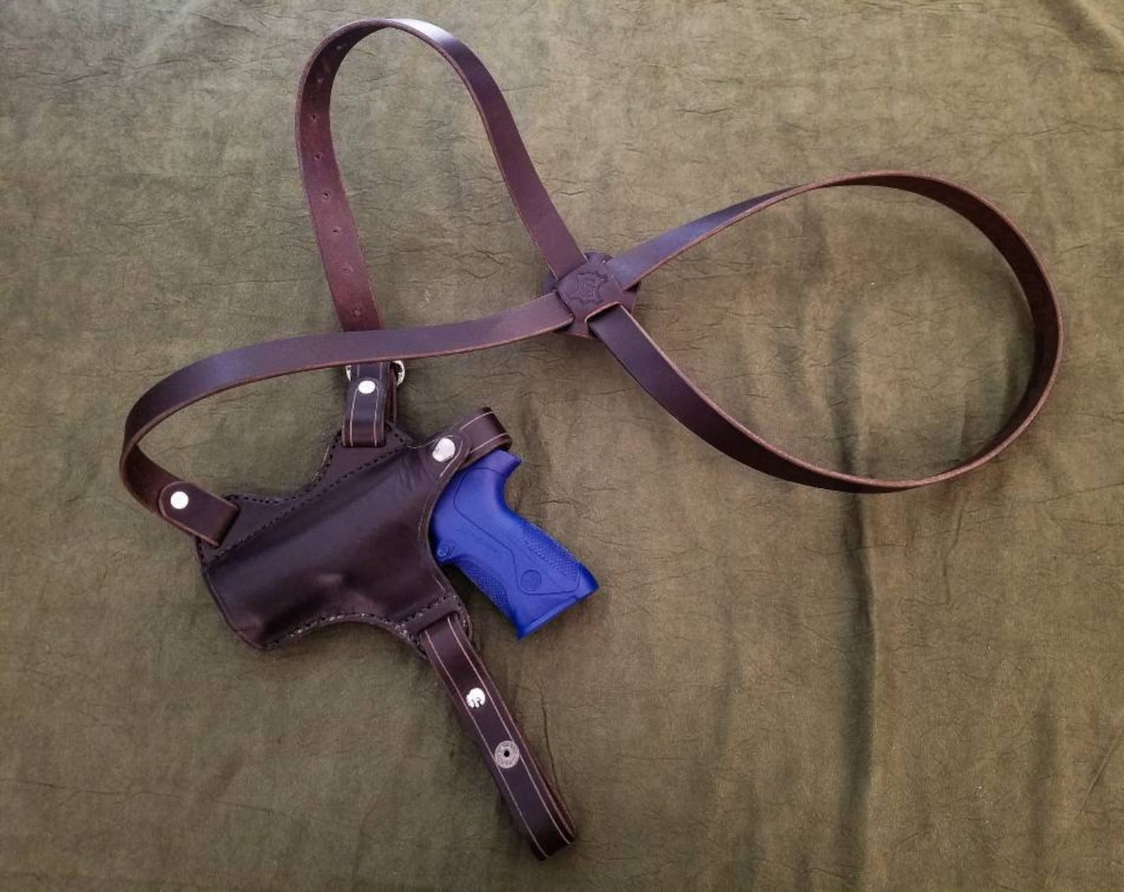 Handmade Leather Shoulder Holster - Etsy