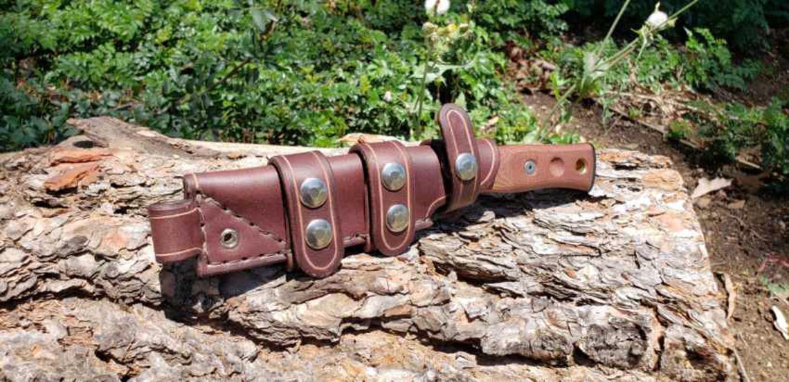 Handmade Leather Scout Sheath for the TOPS Fieldcraft Knife. - Etsy