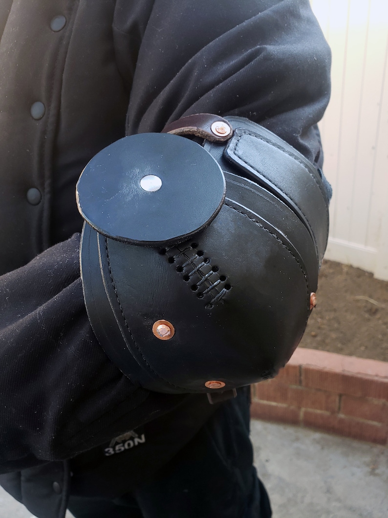 Leather Elbow Armor. - Etsy