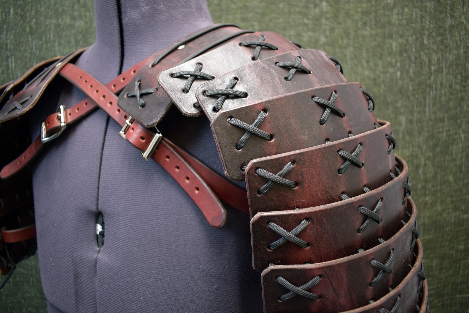 Samurai Style Shoulder Armor - Etsy