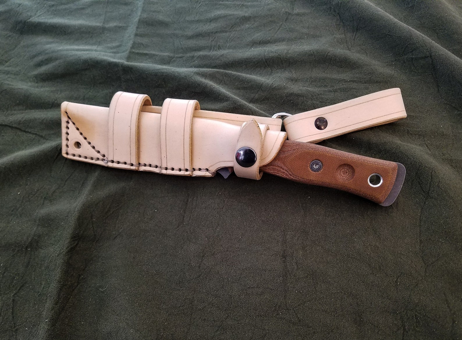 Handmade Leather Scout Sheath for the TOPS Fieldcraft Knife. - Etsy