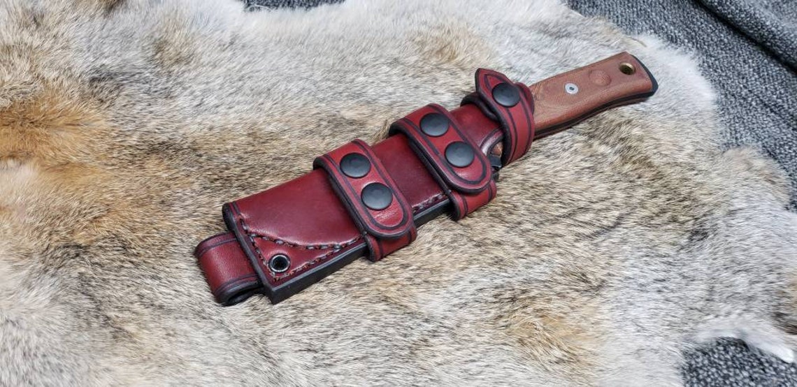 Handmade Leather Scout Sheath for the TOPS Fieldcraft Knife. - Etsy