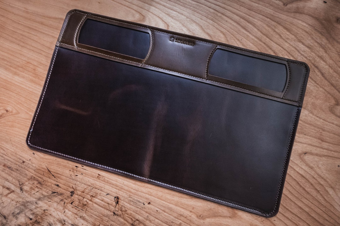 Handmade Leather Tech Mat - Etsy