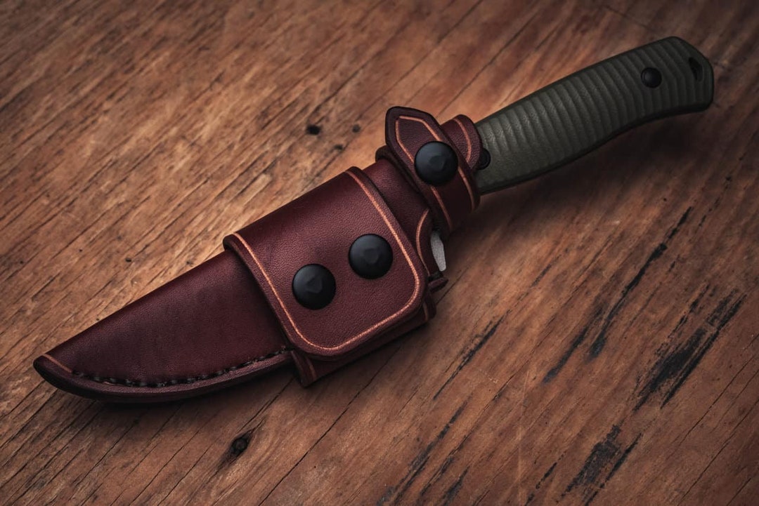 Handmade Leather Sheath for the Benchmade Anonimus - Etsy
