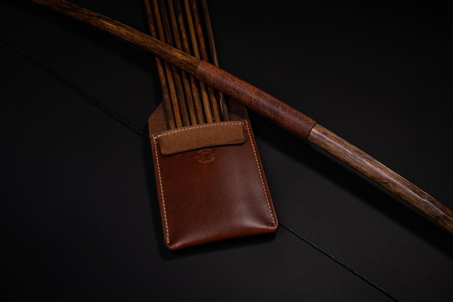 Leather Pocket quiver | Etsy