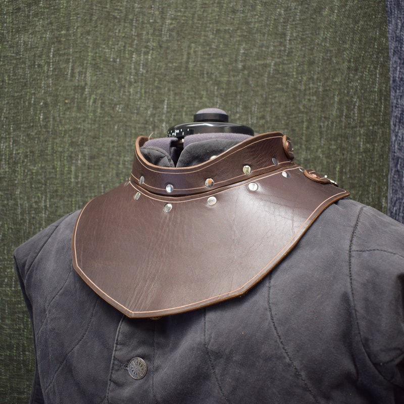 Leather Gorget - Etsy