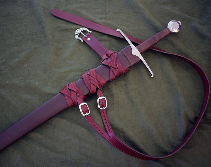 Custom Dual Sword Belt - Etsy