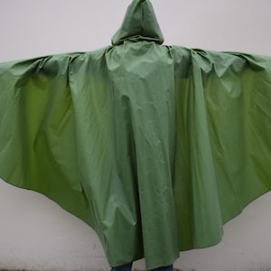 Waxed Canvas Hooded Cloak - Etsy