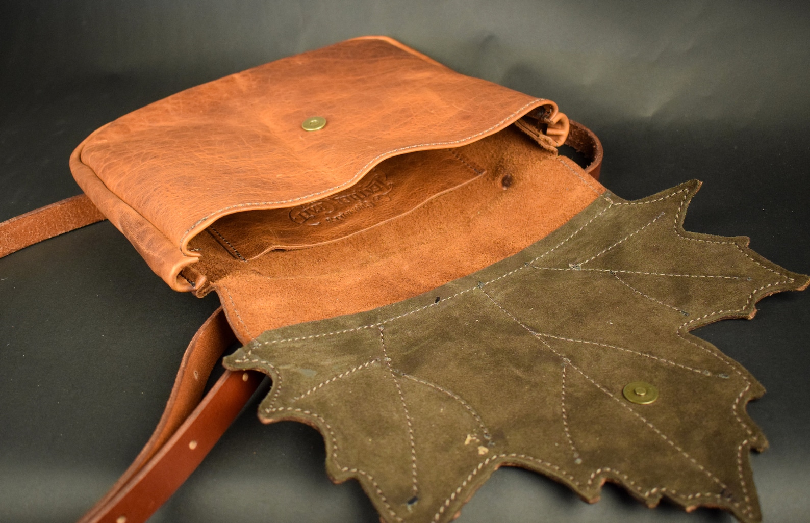Leather Maple Leaf Crossbody Bag - Etsy