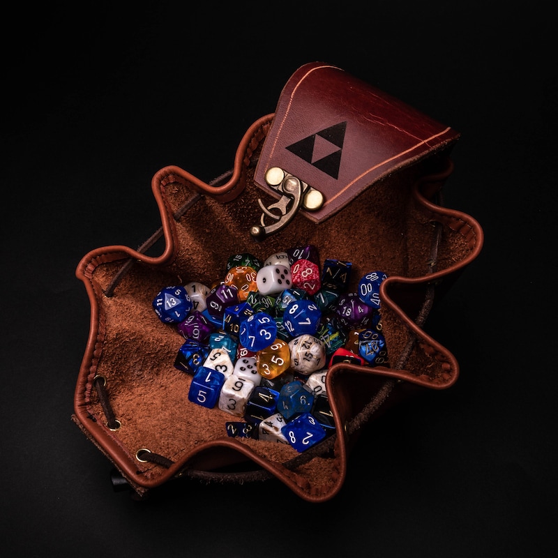 Leather Dice Bag - Etsy