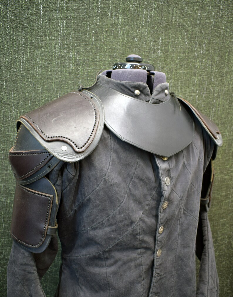 Leather Mantle Gorget - Etsy