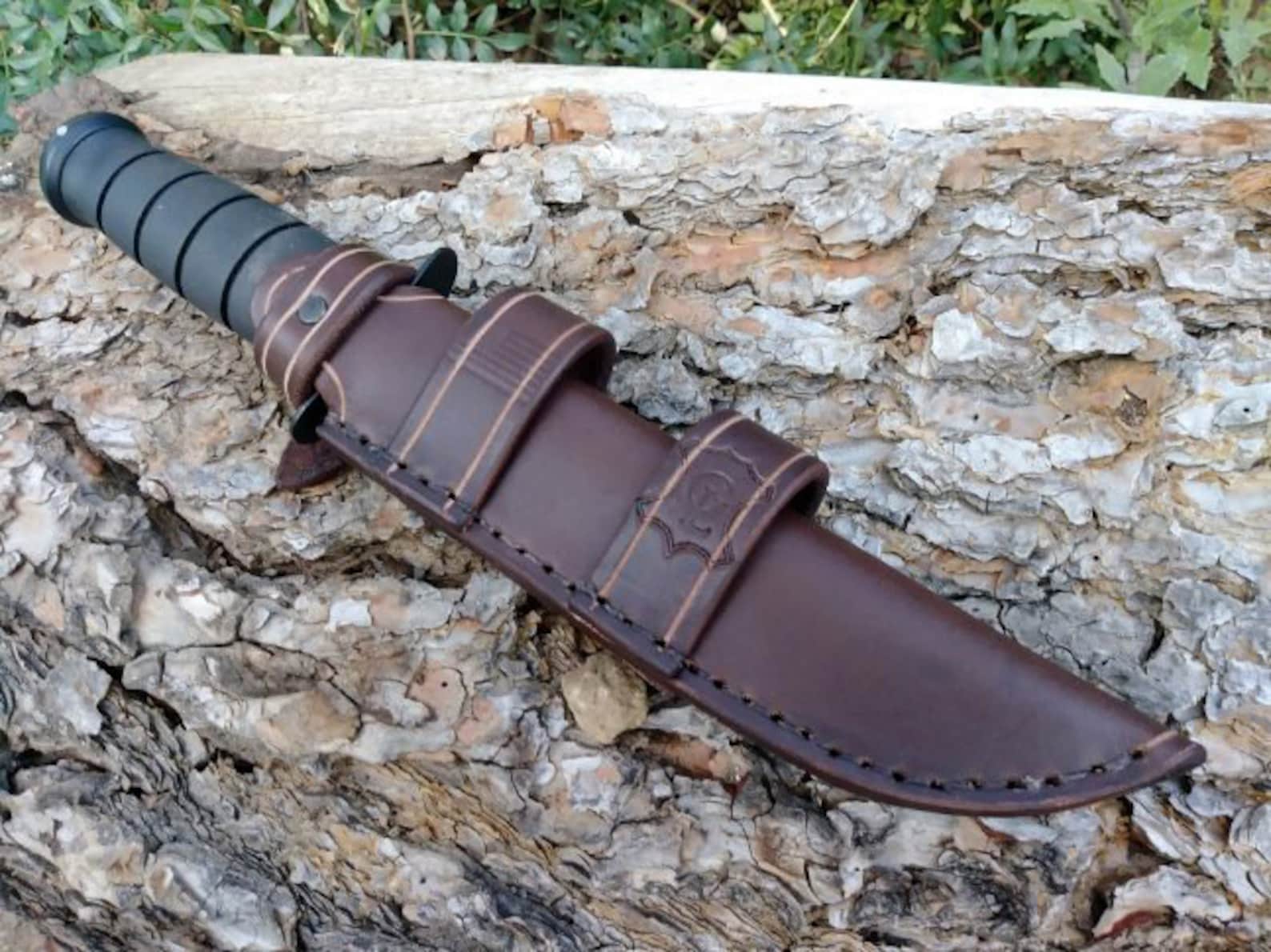 Leather Scout Sheath for the Ka Bar Fighting Knife - Etsy