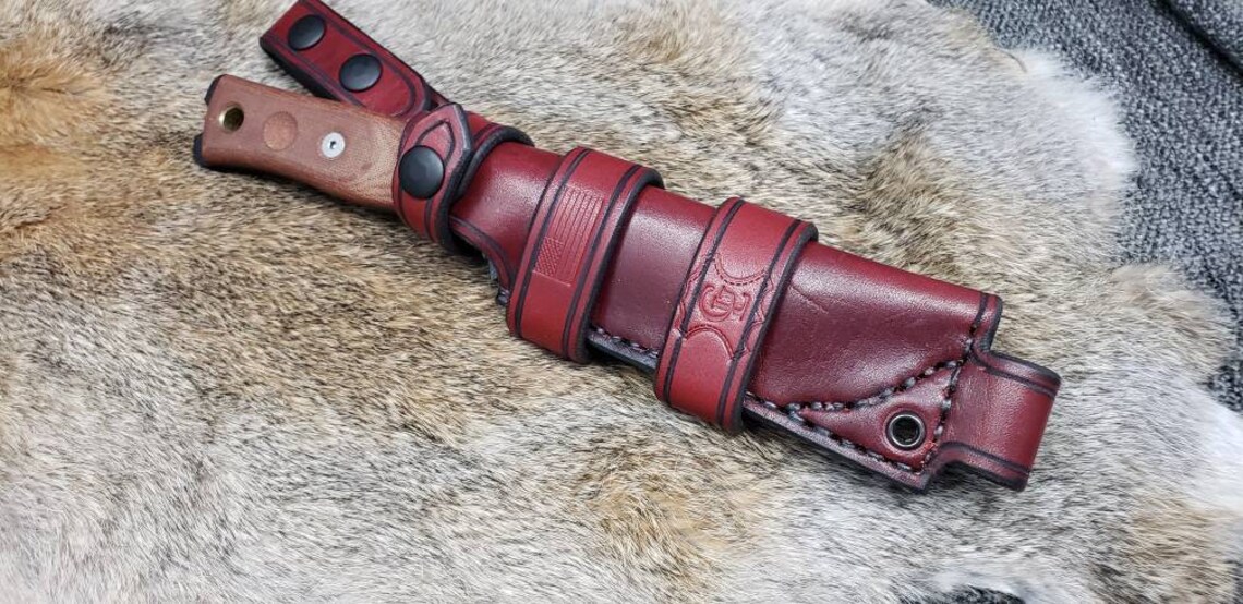 Handmade Leather Scout Sheath for the TOPS Fieldcraft Knife. - Etsy