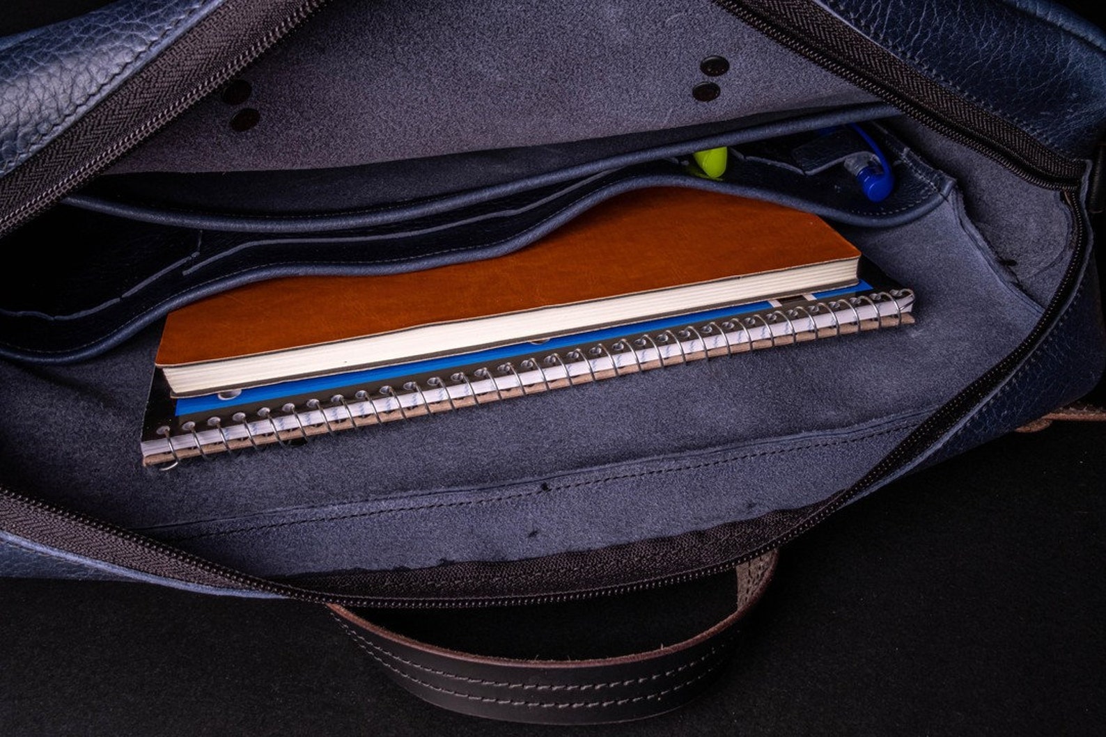 Horween Leather Briefcase Satchel | Etsy