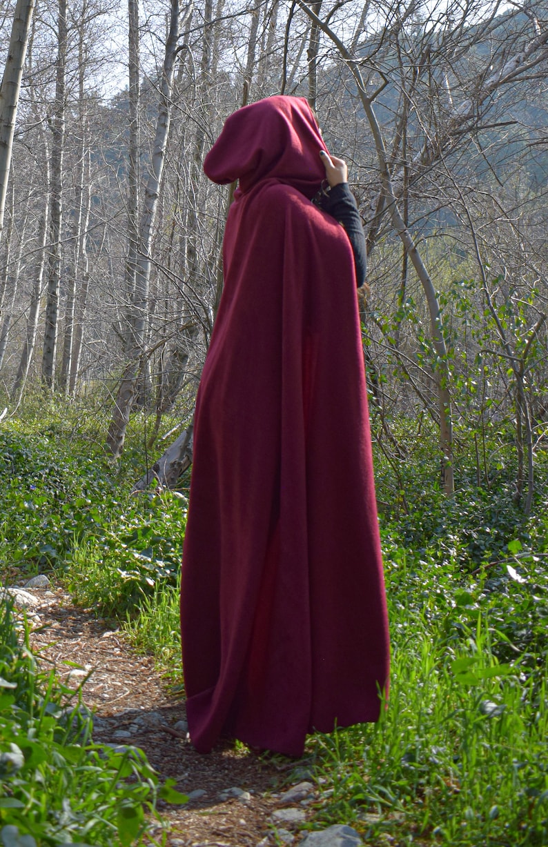 Fleece Hooded Cloak - Etsy