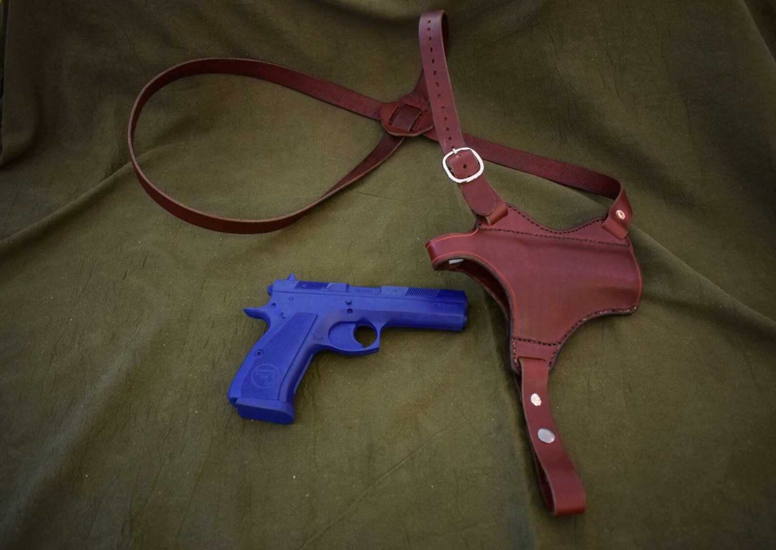 Handmade Leather Shoulder Holster - Etsy