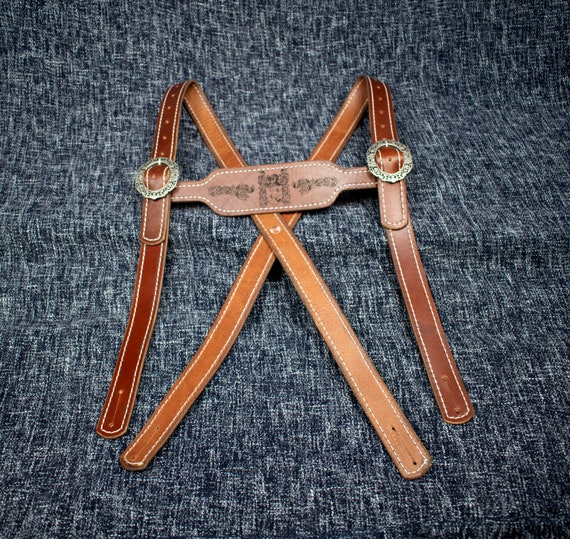 Handmade Leather Lederhosen Suspenders Etsy