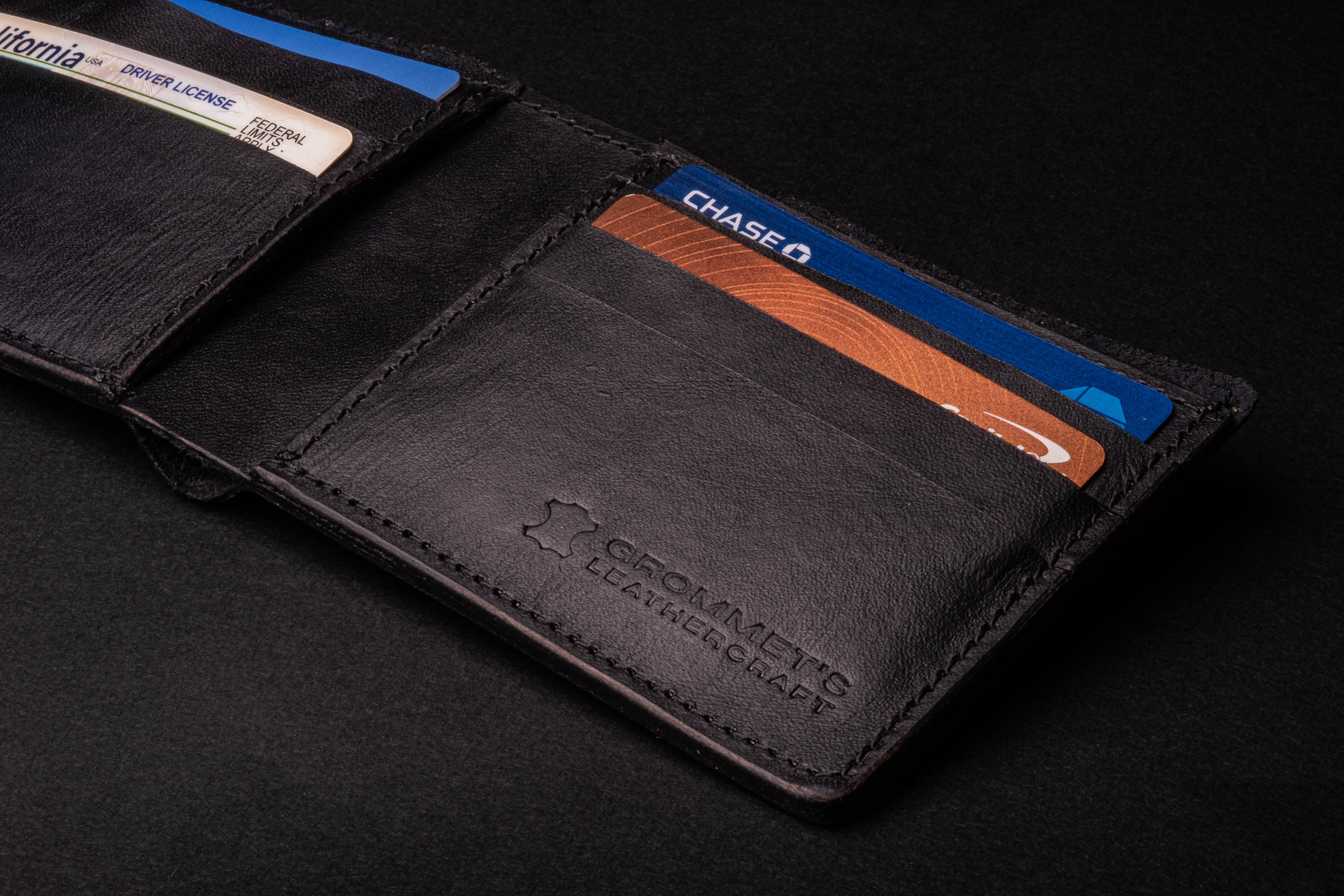 Handmade Leather Bifold Wallet