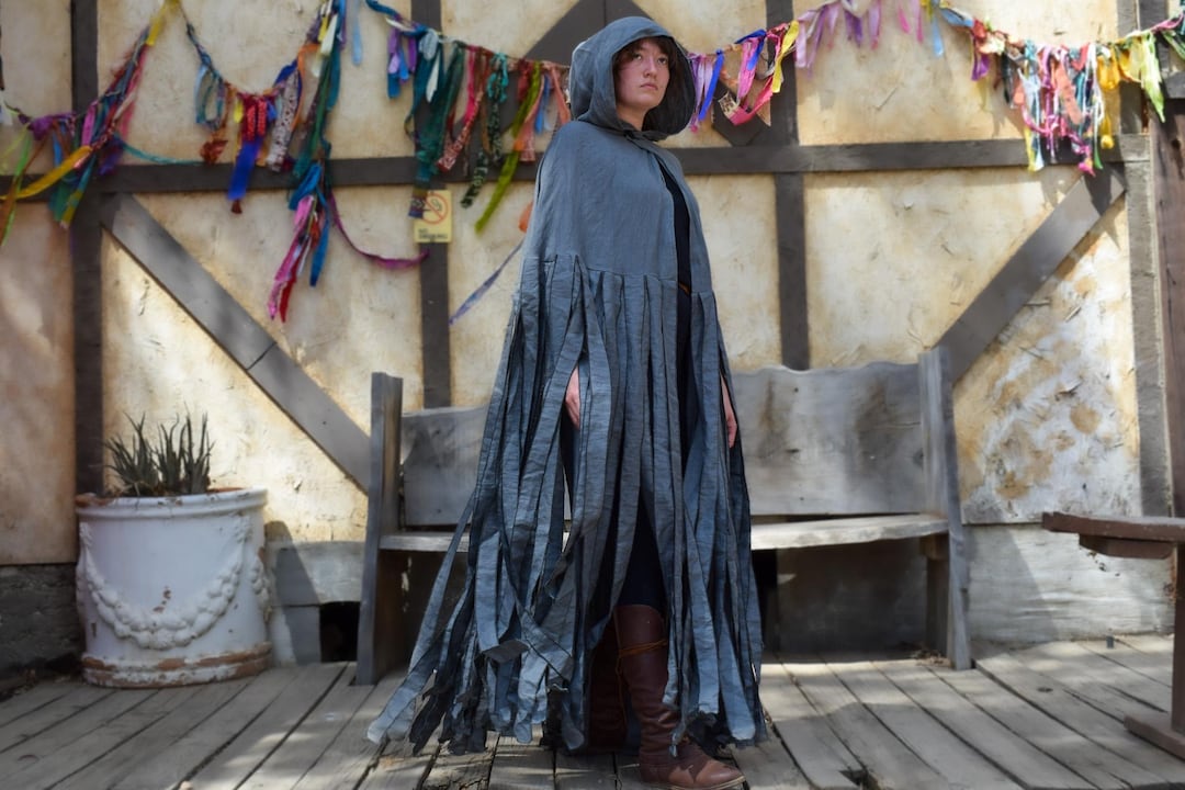 Linen Cloak of Mist - Etsy