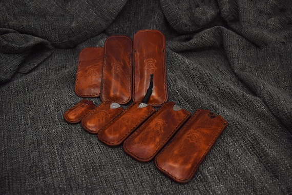 Handmade Bison Leather Pocket Slip - Etsy