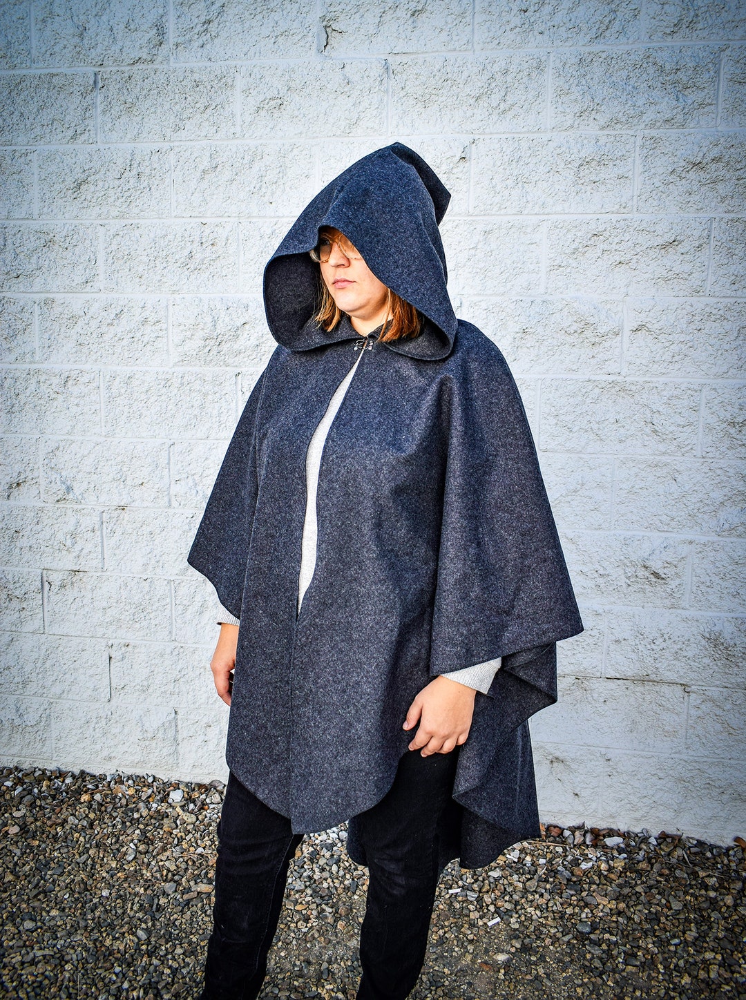 Ronin Hooded Ruana - Etsy