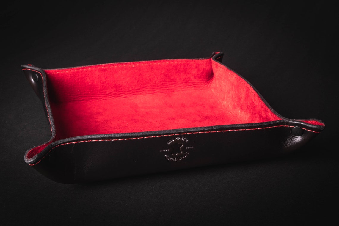 Handmade Leather Valet Tray - Etsy