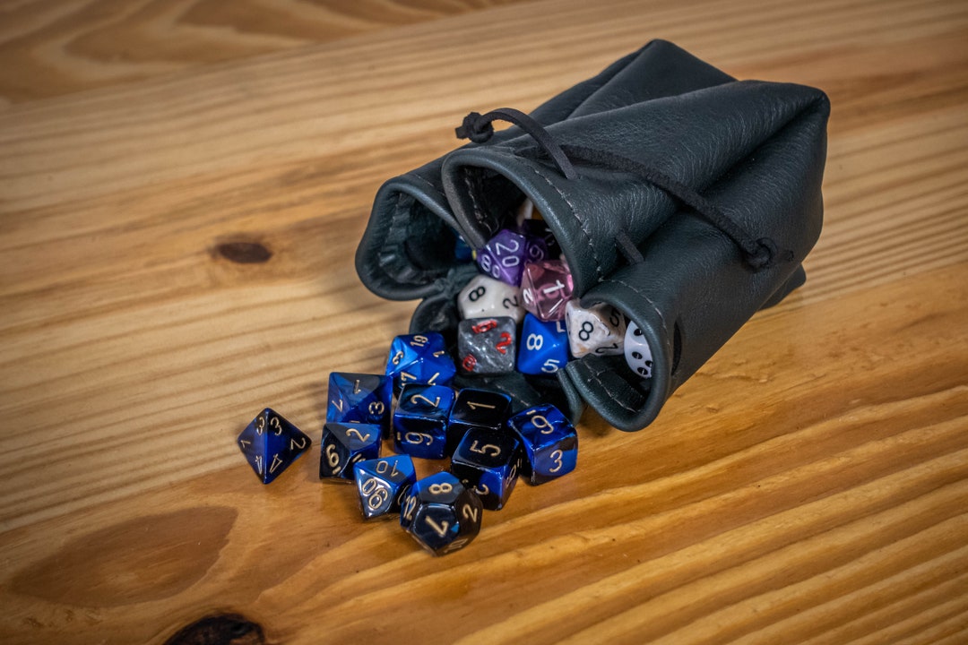 Leather Dice Pouch - Etsy