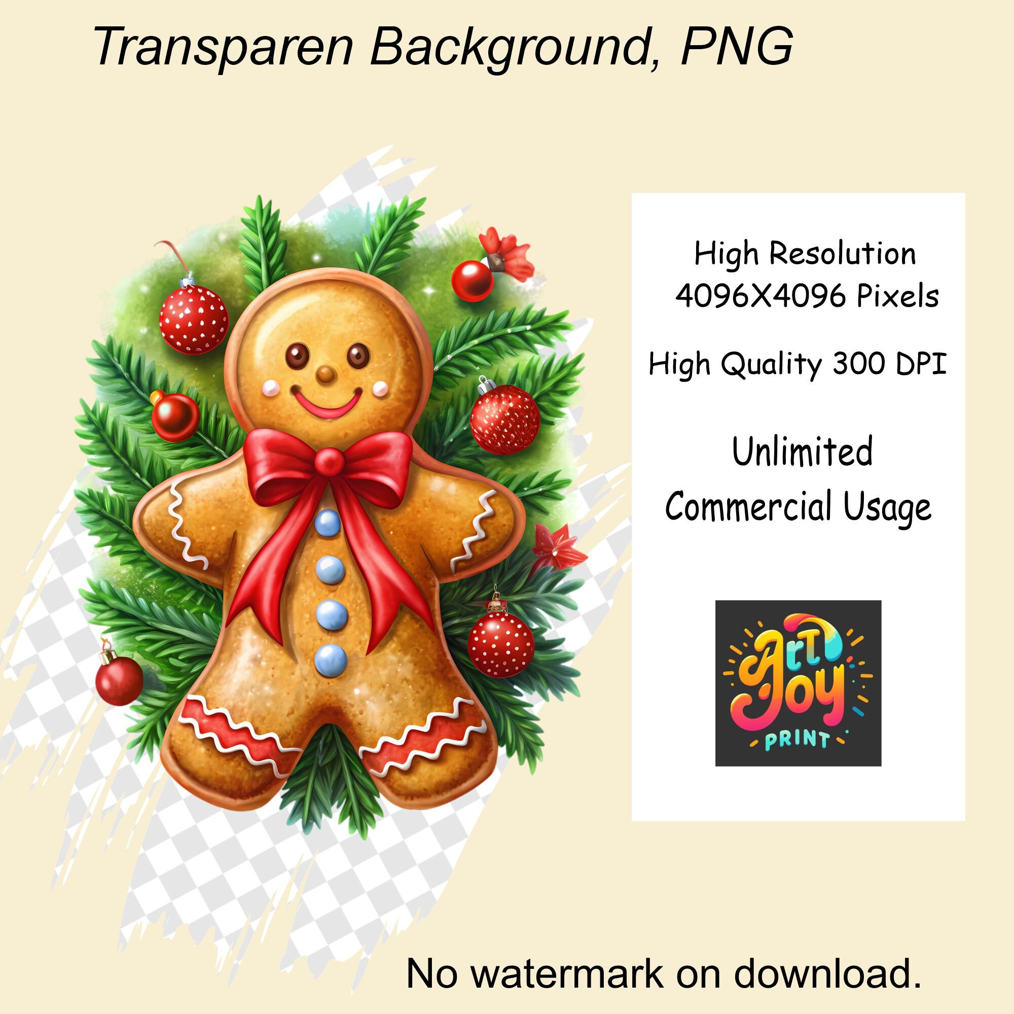 20 Christmas Gingerbread Man Clipart – Cute Cookie Art for DIY Crafts ...