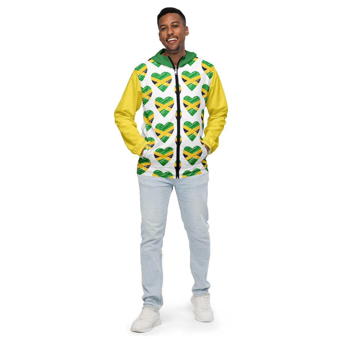 Mens Windbreaker, Jamaican Jacket, Jamaican Coat - Etsy