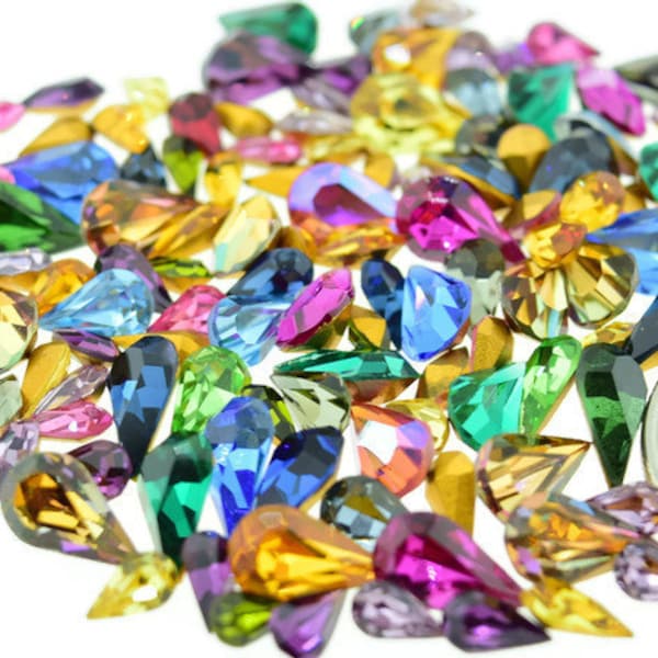 Rhinestone Pear - Etsy