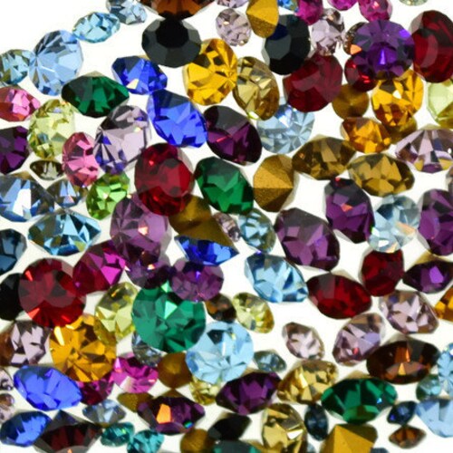 Swarovski Crystal Rhinestone Repair Mix Lot Kit Common Colors | Etsy