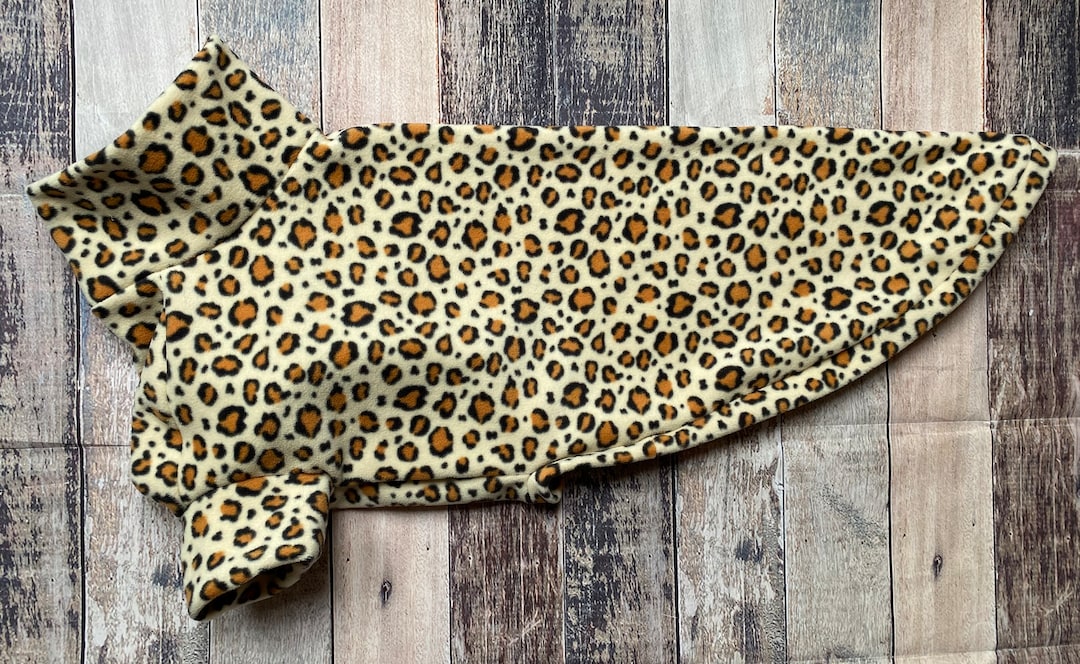 Leopard Print Greyhound Pajamas, Made to Measure Sighthound Clothing ...