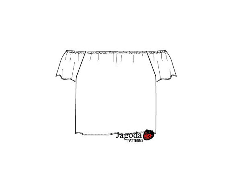 PDF Easy Pattern off Shoulder Top - Etsy