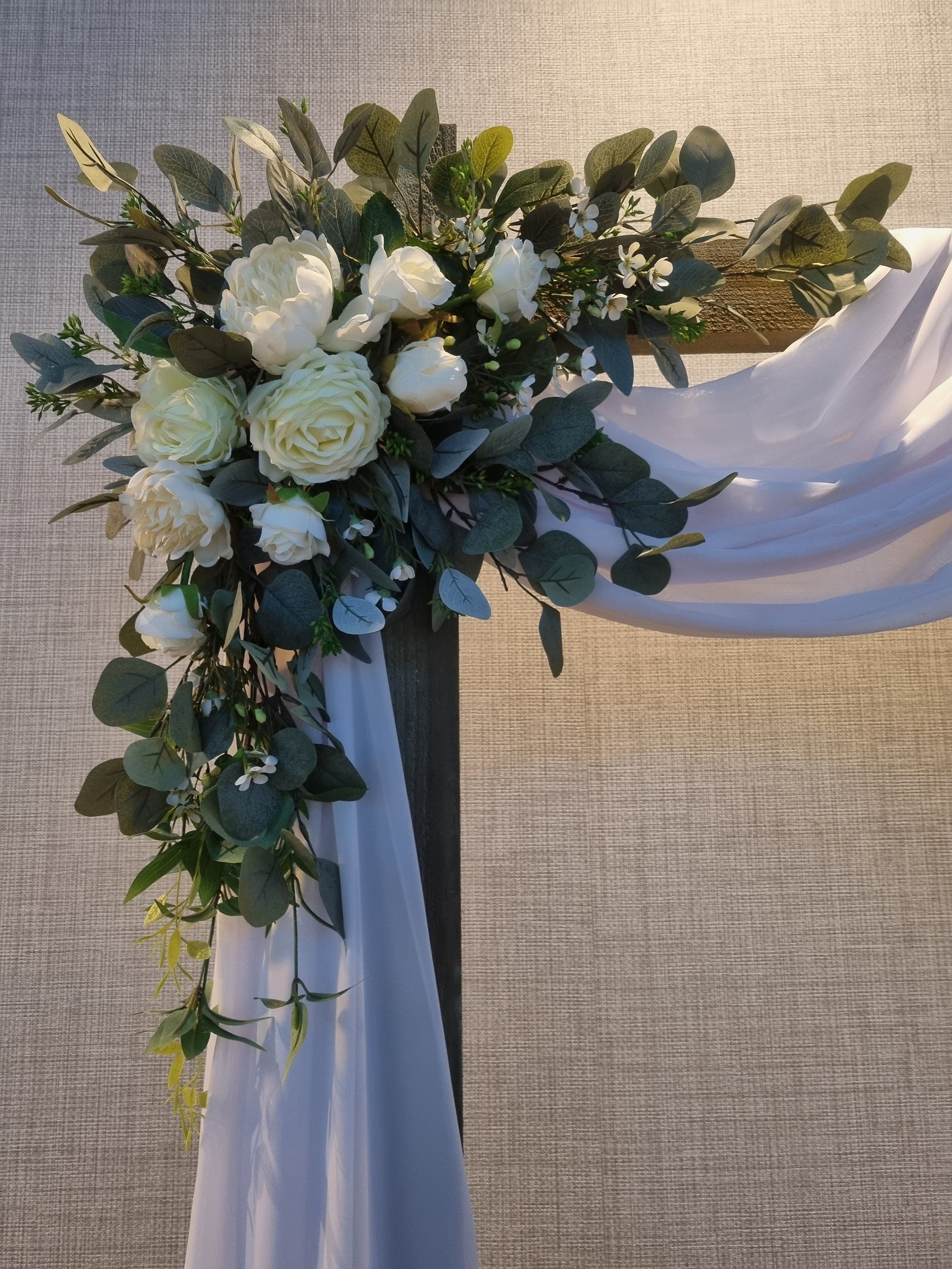 Wedding Flowers Corner Swag Wedding Archway Arbour Wedding - Etsy UK