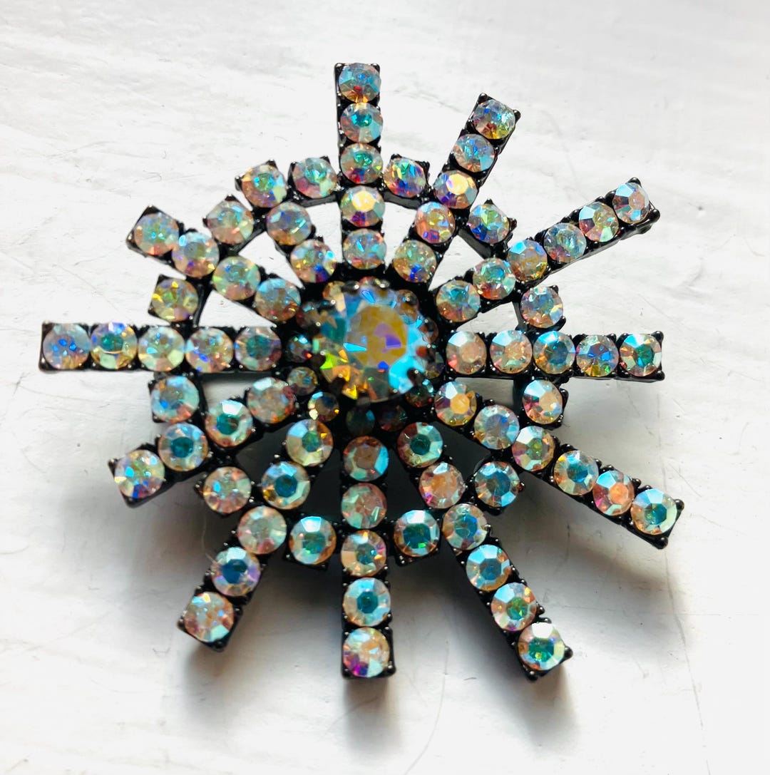 Super Sparkle Rhinestone Star Boost Brooch, Brooch Pin Clip, Star ...