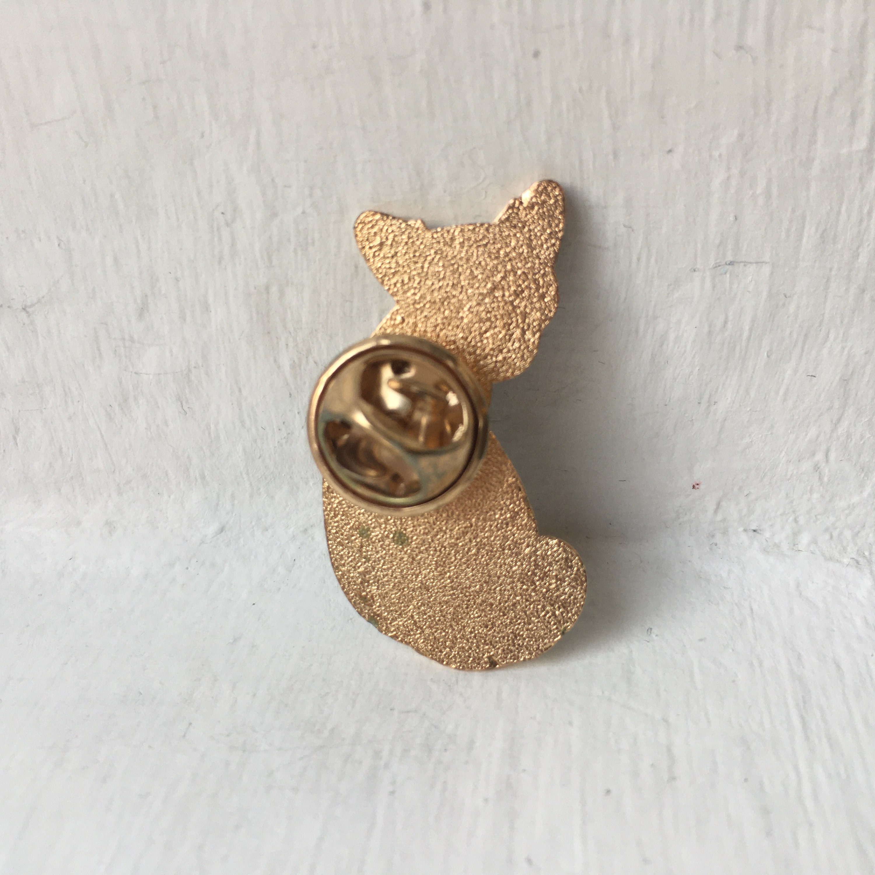 Cat Brooch Black Enamel Cat Brooch Pin Wiccan Accessories Etsy Uk