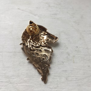 Wolf Brooch, Brooch Pin Clip, Vintage Brooches, Dog Brooch, Celtic ...