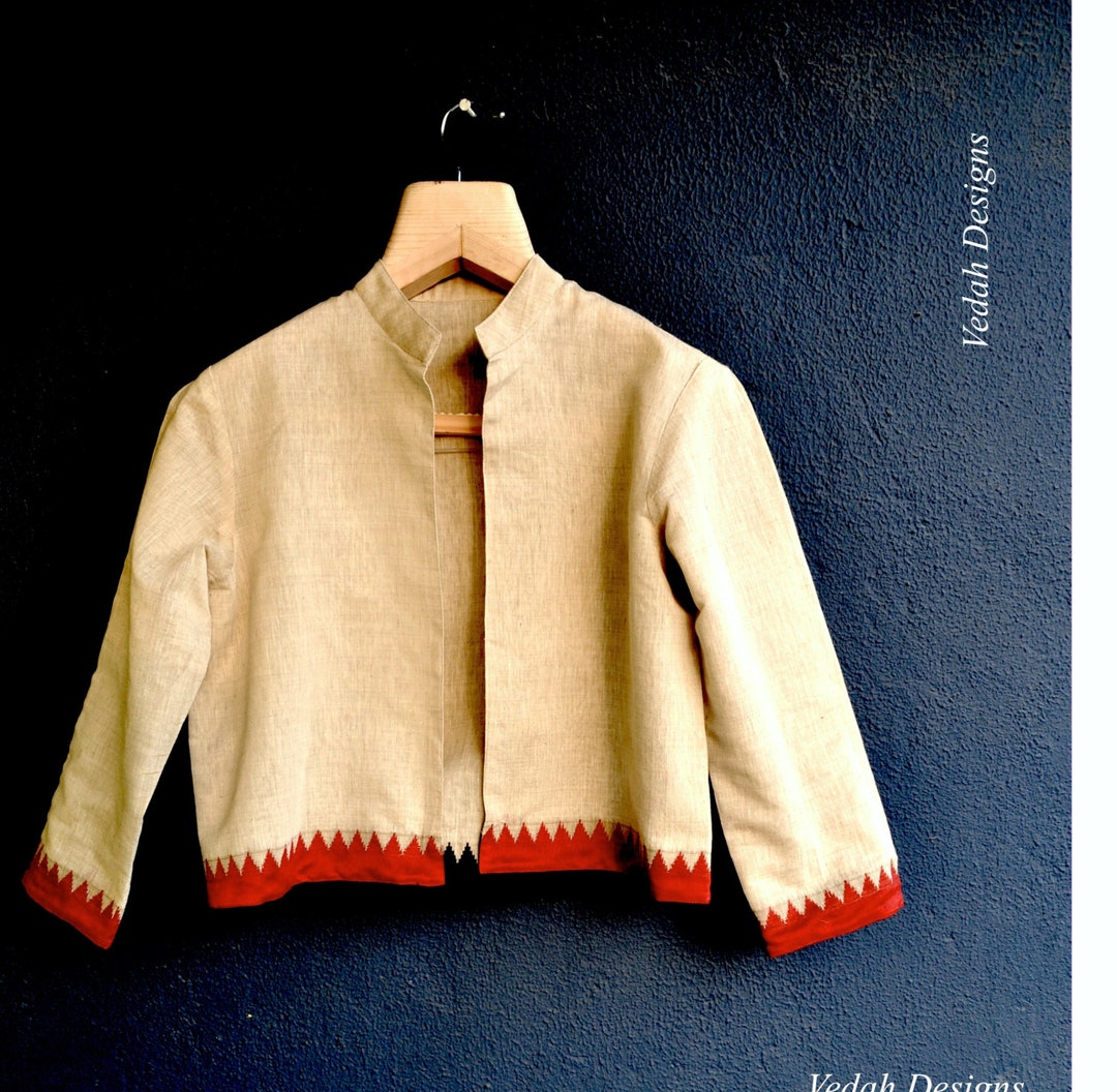 Made to Order Short Jacket Chanderi - Etsy