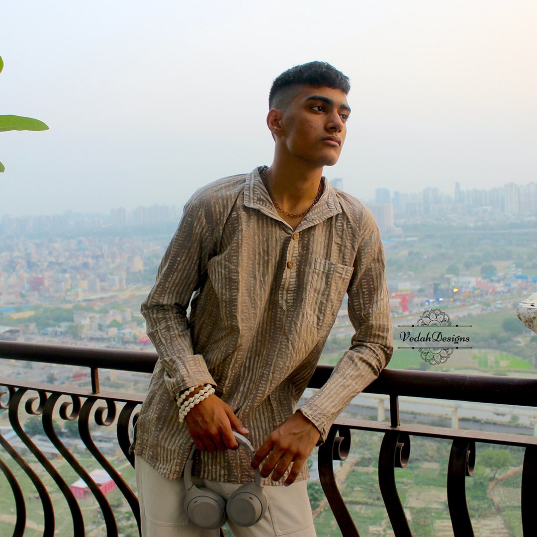 Mud Print Kurta in Soft Cotton Breathable Fabric - Etsy