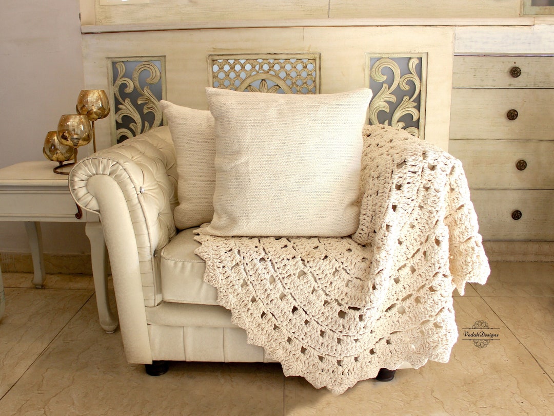 Set of 2 Off-white Pillows in TNT Fabric in 18X18 Size - Etsy