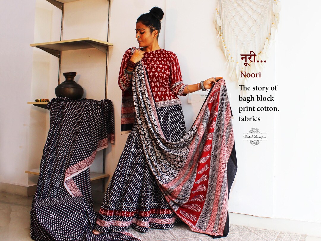 Block Print Lehenga Choli Set Custom Made Wedding Wear Ethnic Dress in ...
