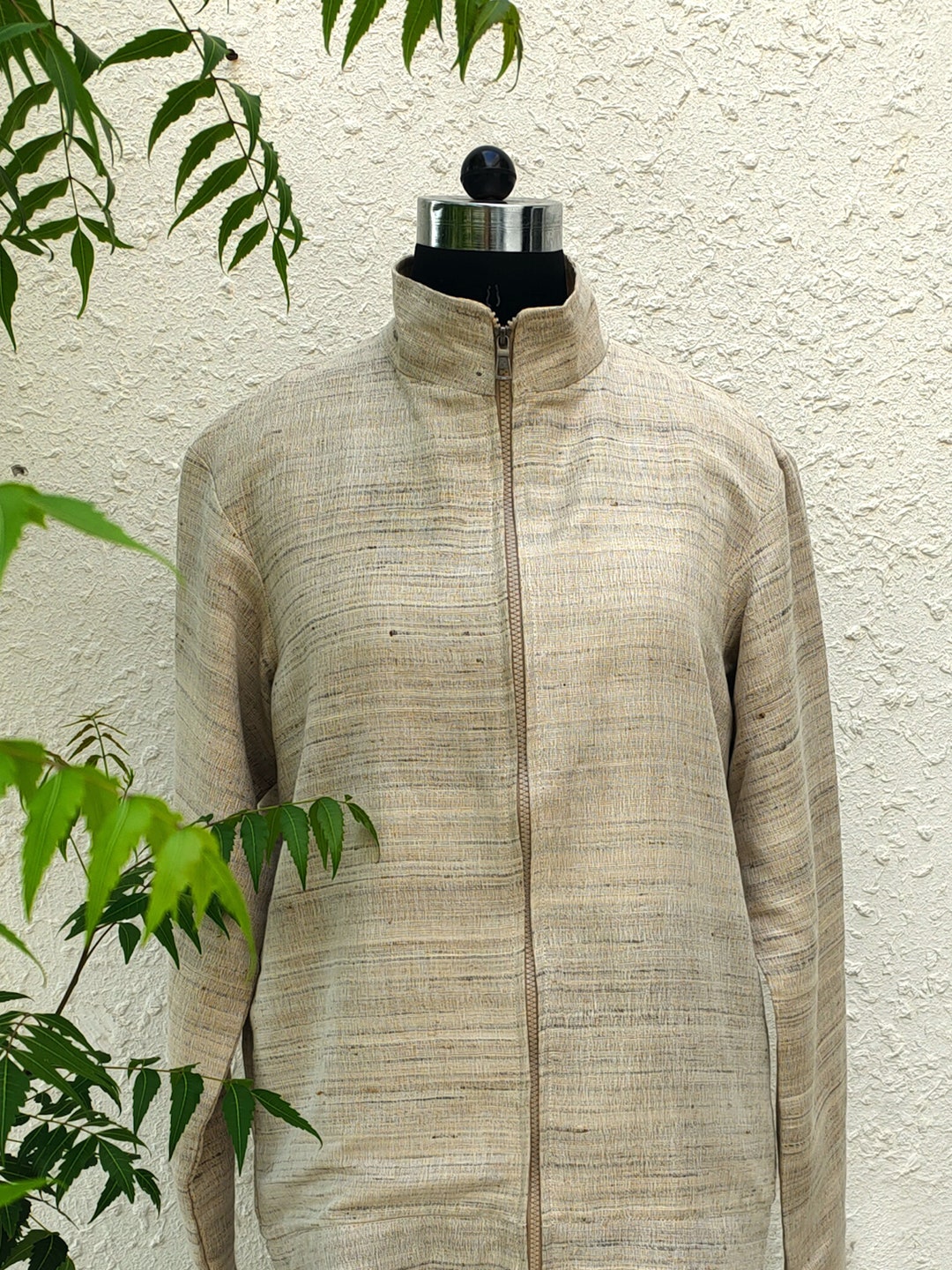 Custom Made Khadi Silk Designer Jacket for Men - Etsy