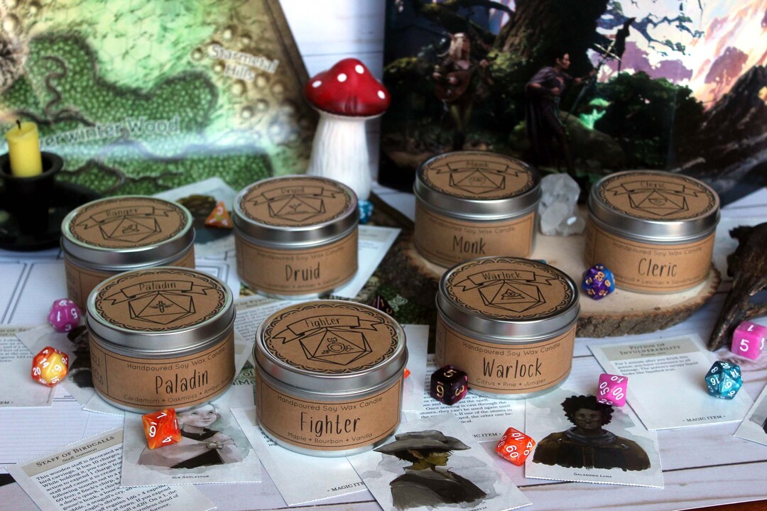 Nat 20 Dnd-inspired | Candles | Made to Order - Etsy
