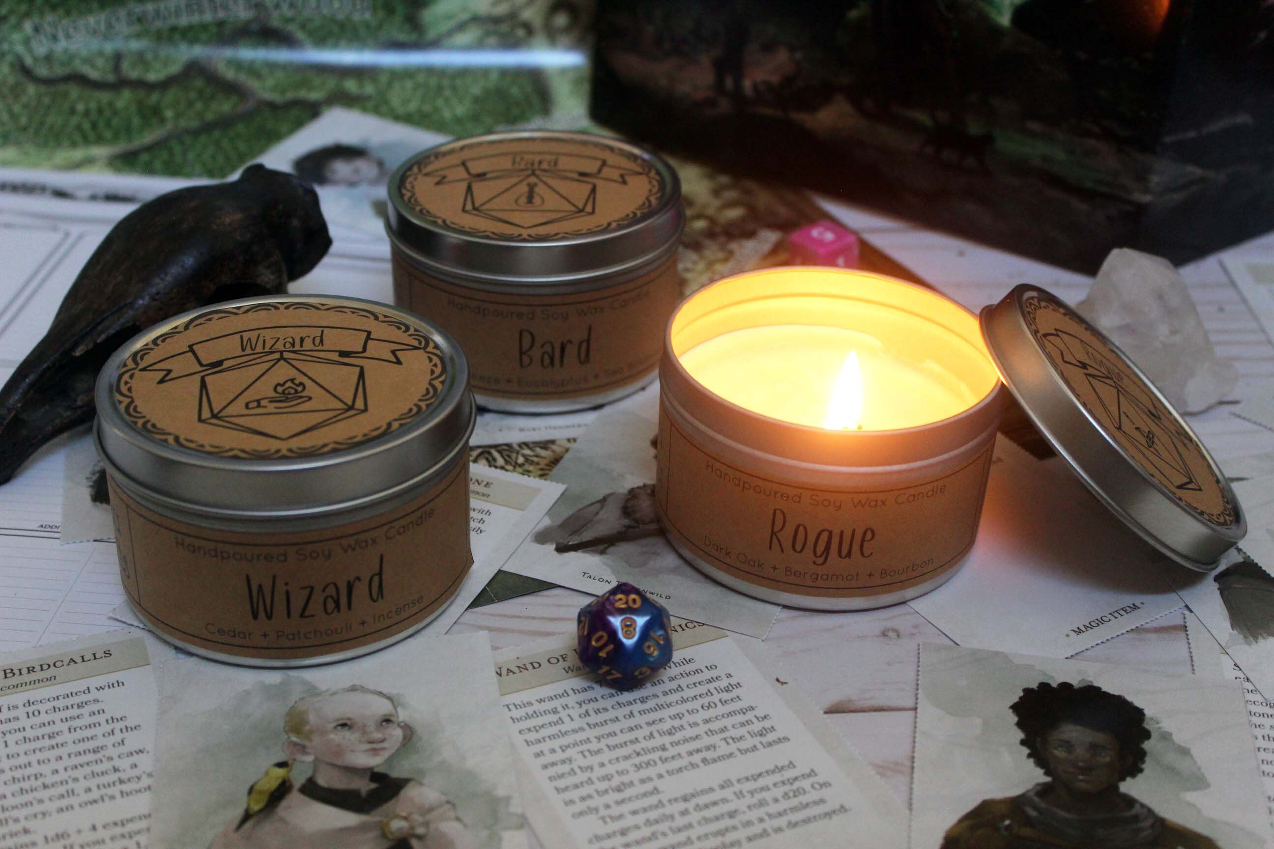 Nat 20 Dnd-inspired Candles Made to Order - Etsy Israel