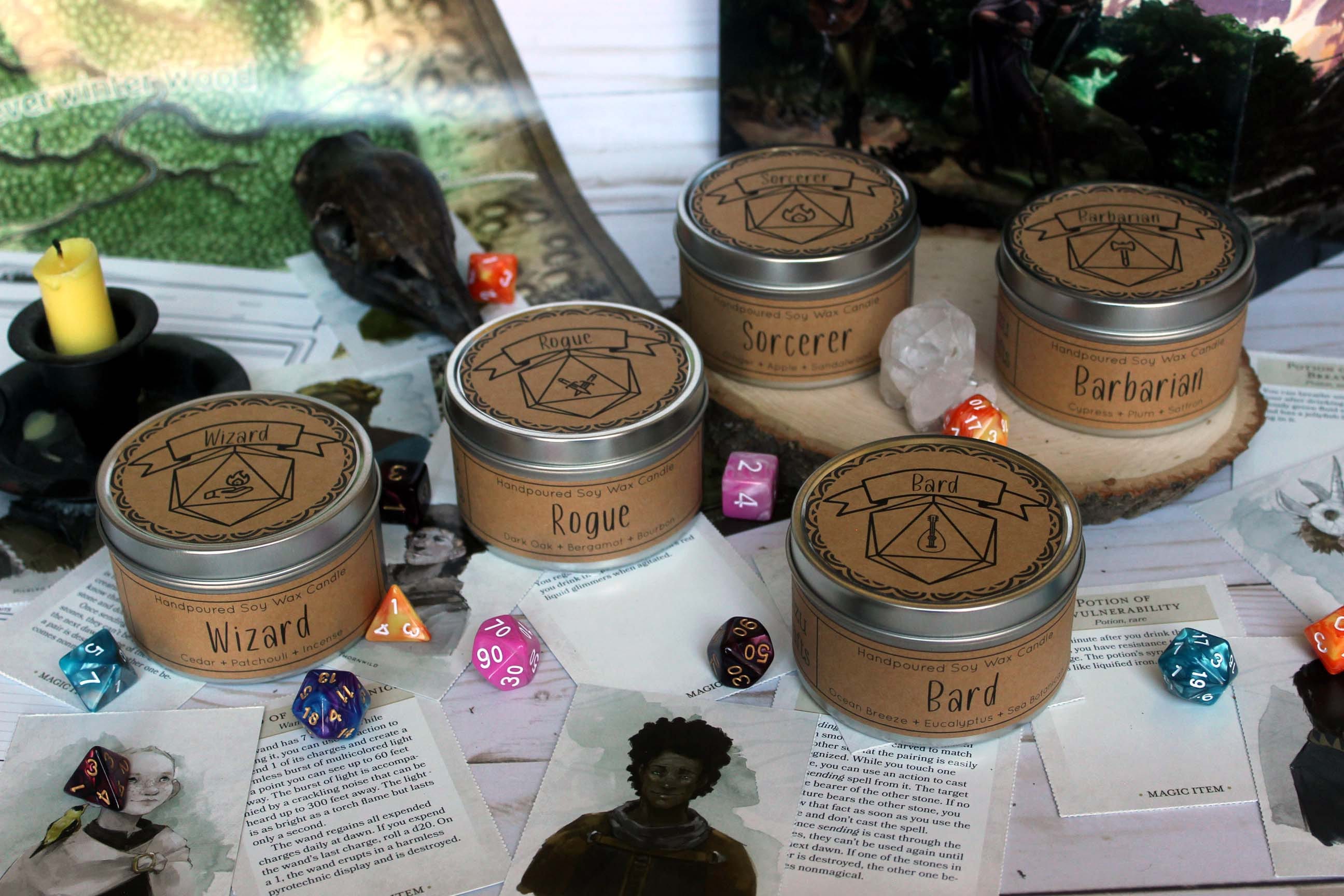 Nat 20 DnD-Inspired Candles Made To Order | Etsy