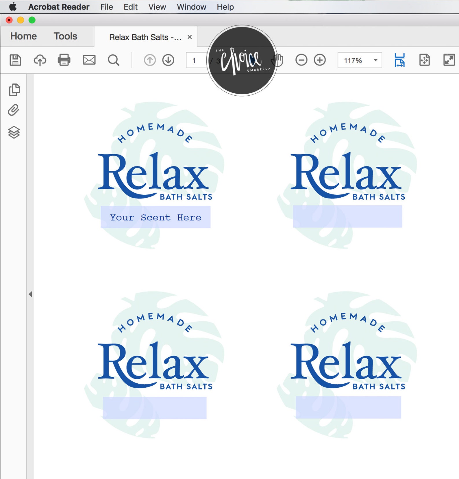 Customizable relax Bath Salts Labels - Etsy