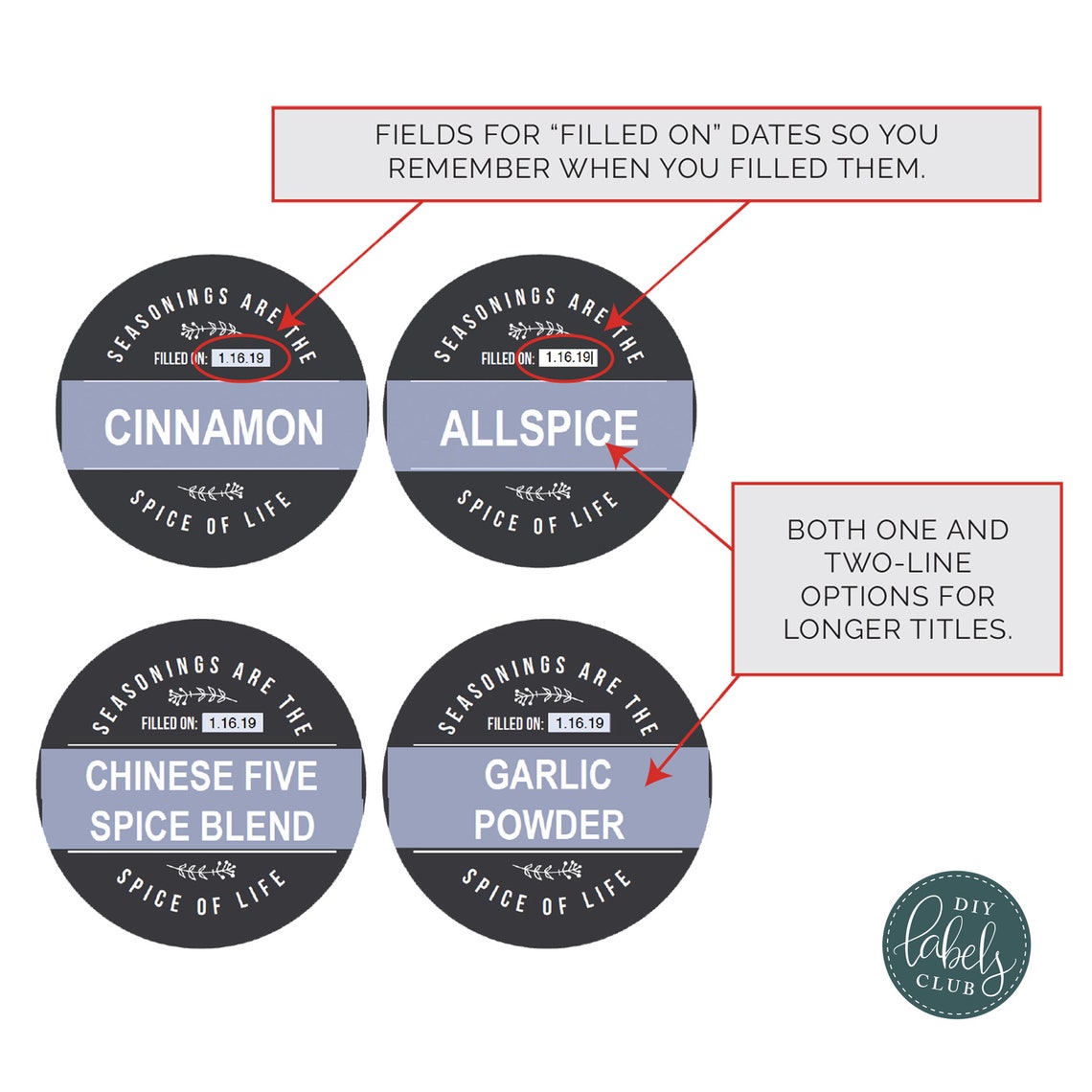 Editable Spice Rack Labels - Etsy