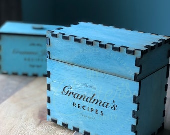 Recipe Box Svg | Etsy