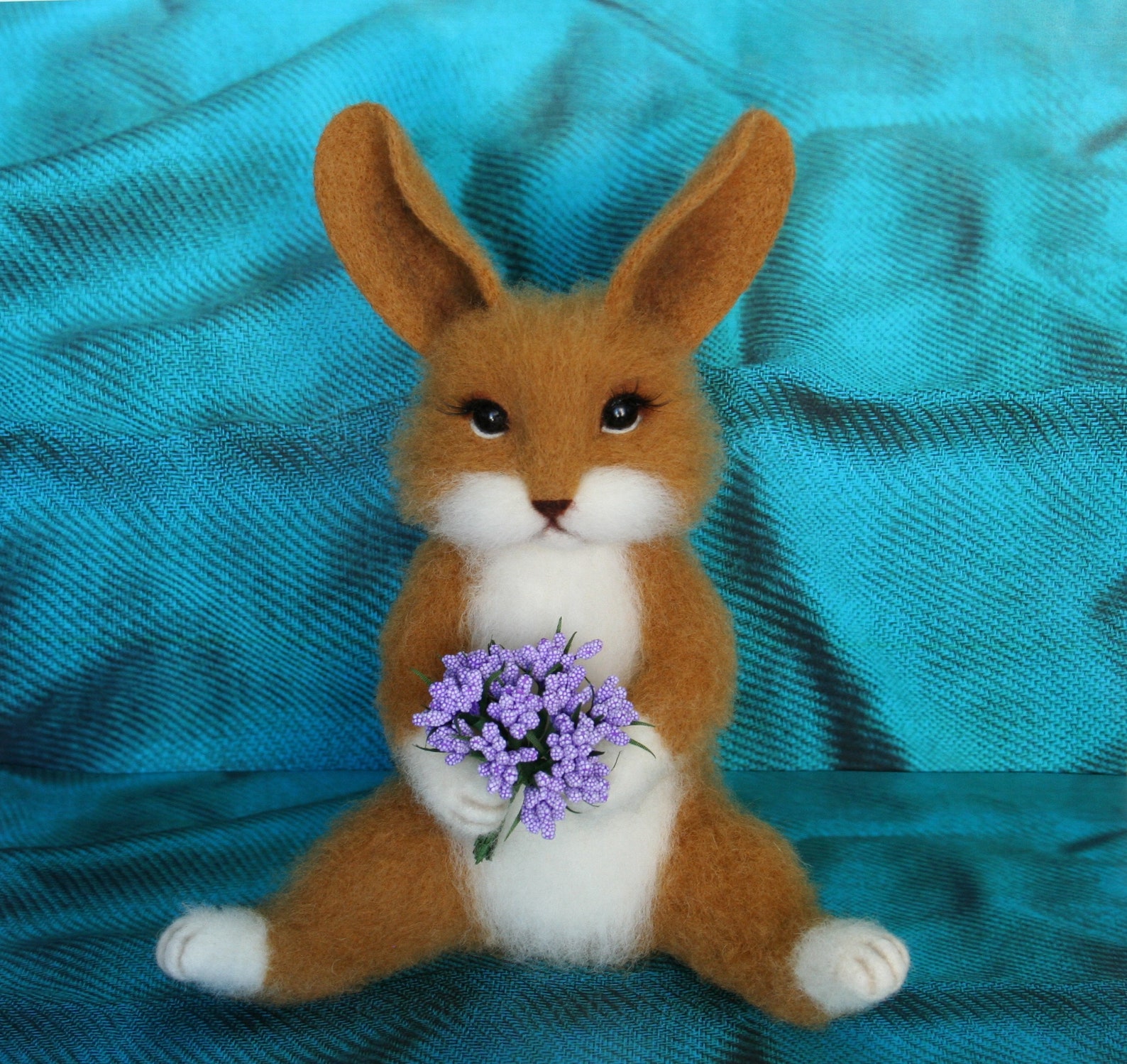 Needle Felted Rabbit. Rabbit.soft Sculpture. Felted Rabbit. - Etsy